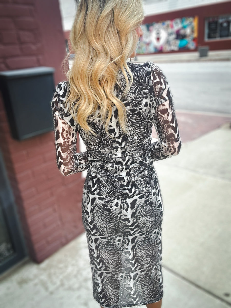 Karen Kane Wild Class Midi Dress – Kelley Cawley