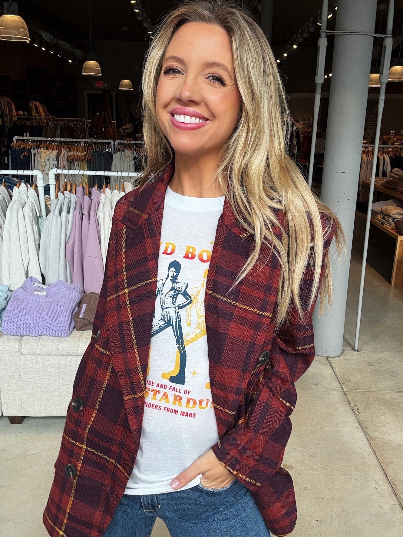 Free People Dean Double Breasted Blazer – Kelley Cawley